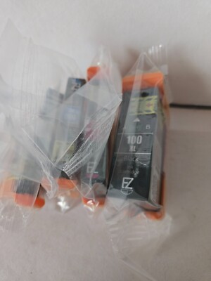 Lexmark 100XL Genuine Ink Cartridges Set of 4 Black Cyan Yellow Magenta ...
