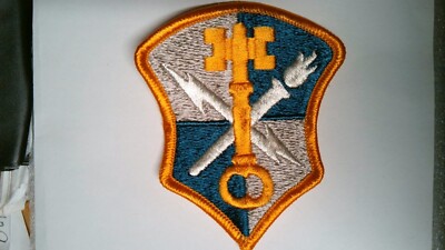 US MILITARY INSIGNIA PATCH COLORED MILITARY INTELLIGENCE COMMAND SEW ON ...