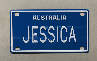 JESSICA Novelty Mini Number Plate | eBay Australia