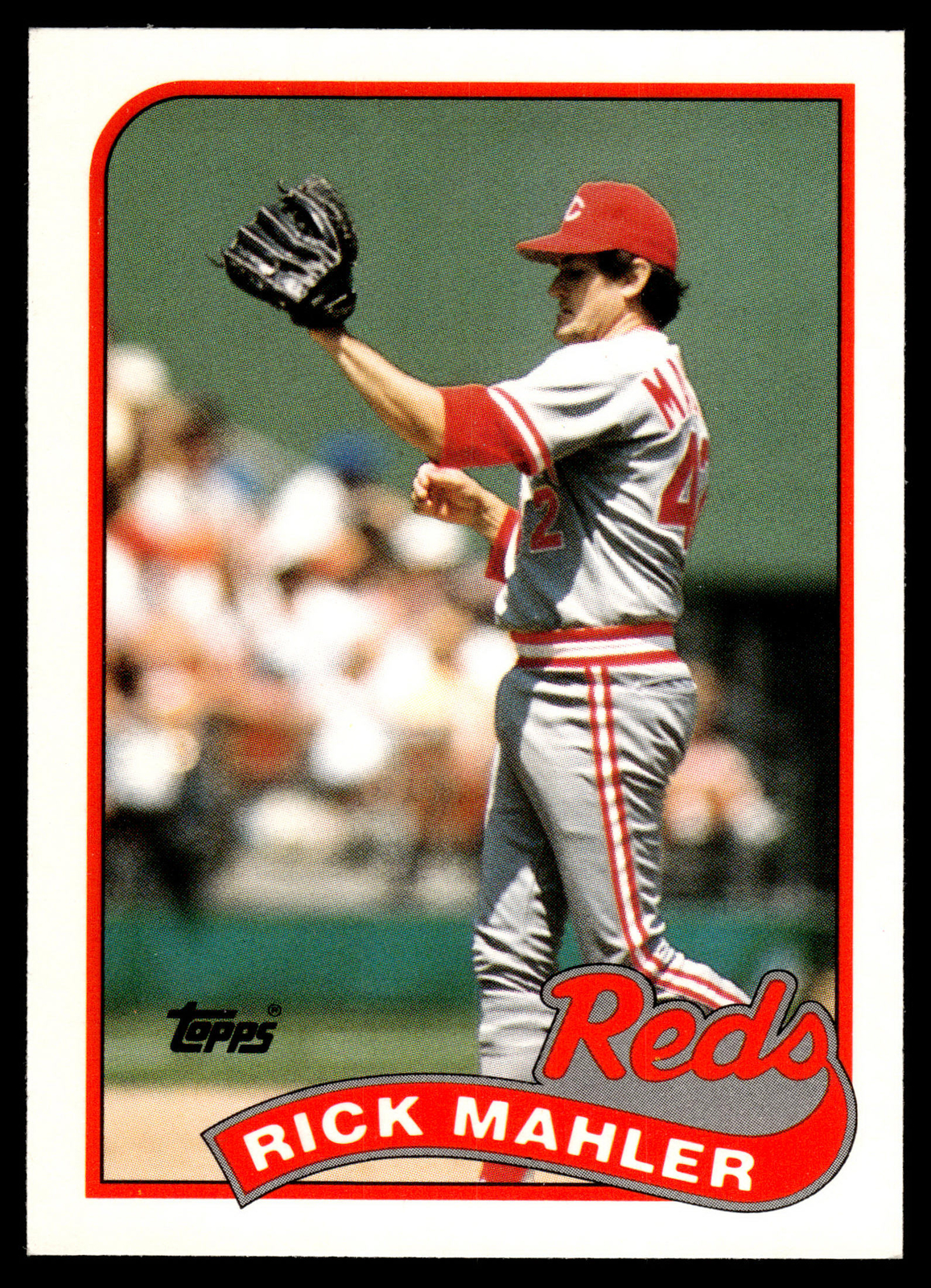 1989 Topps Traded Rick Mahler #74T Cincinnati Reds 23E | eBay