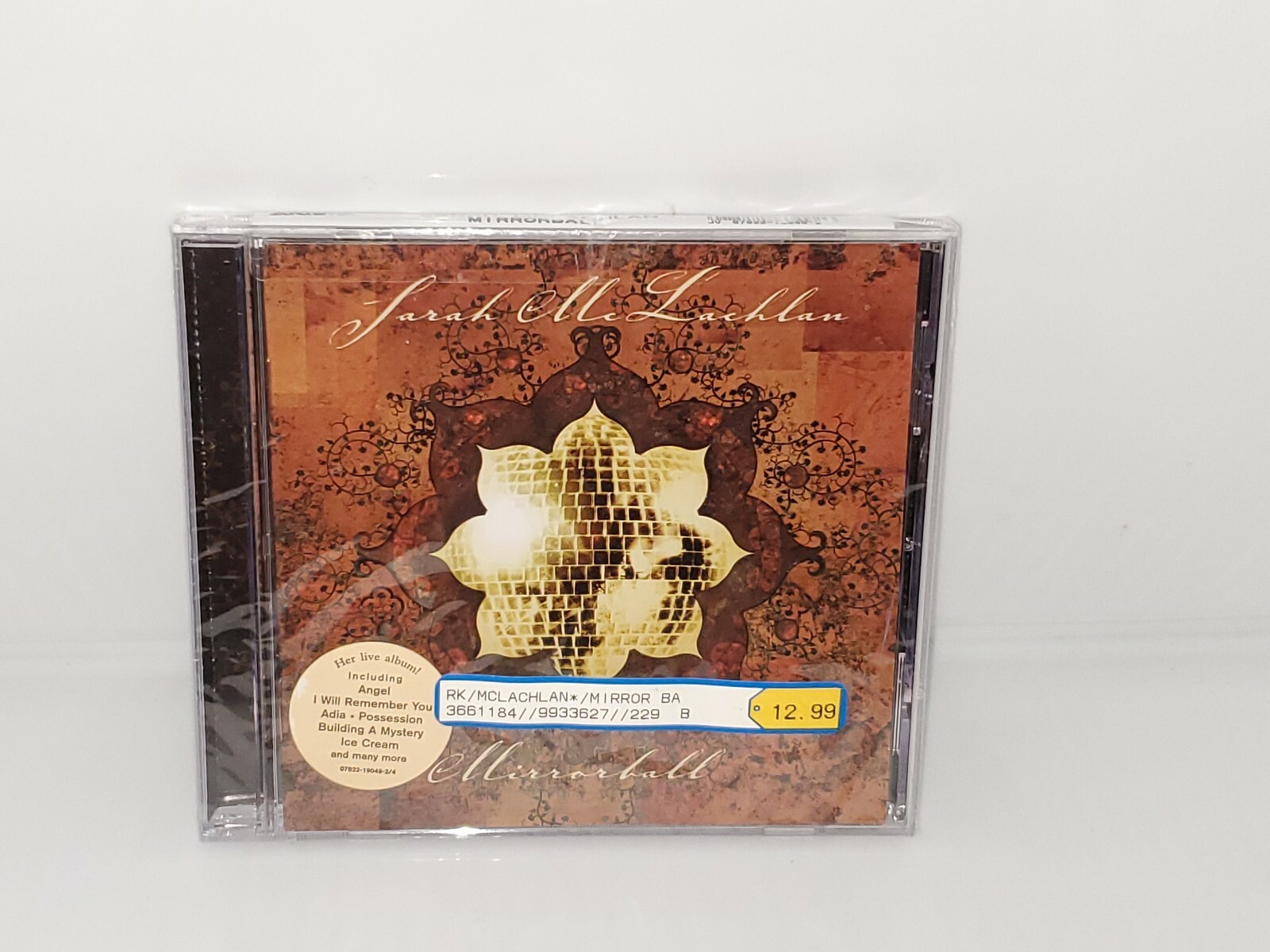 Sarah McLachlan - Mirrorball (CD, Jun-1999, Arista) NEW SEALED ...