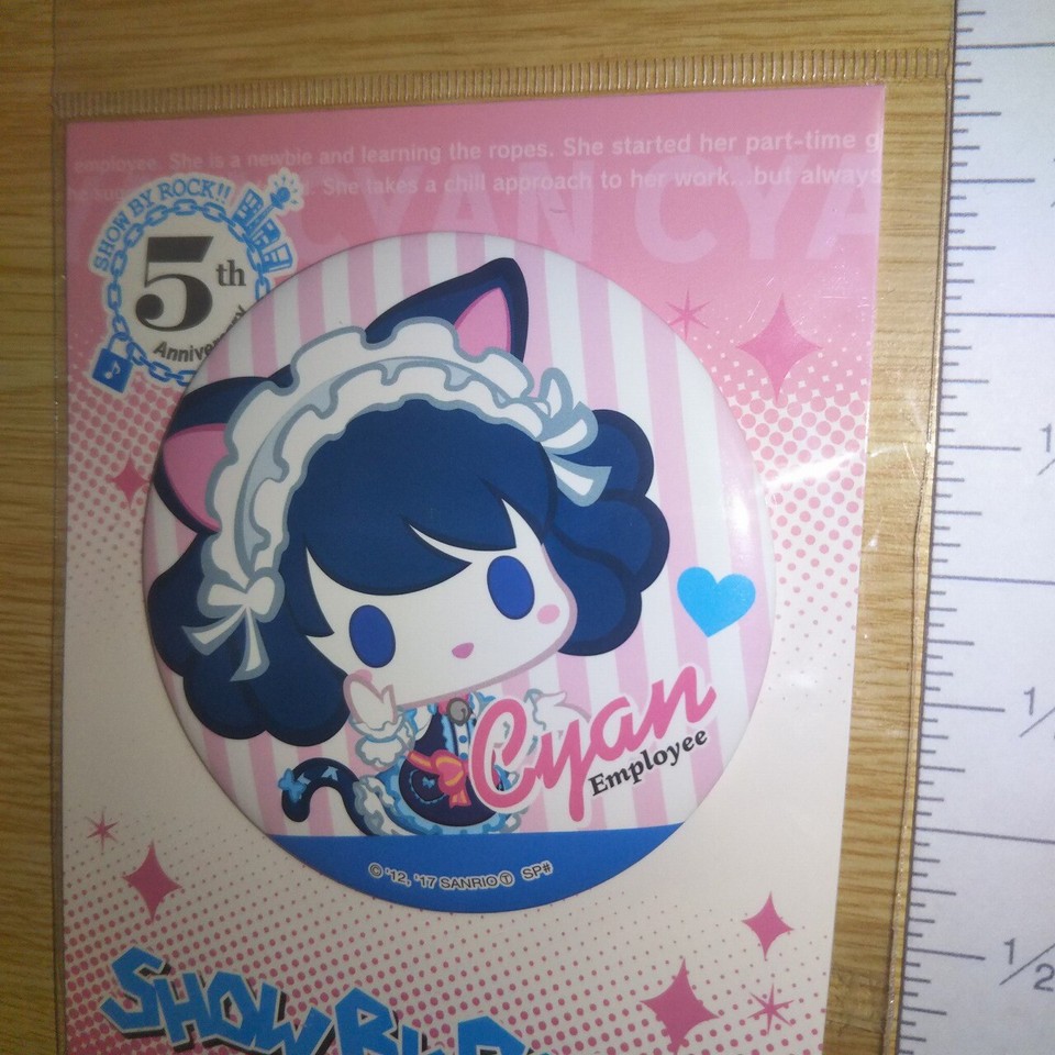A45079 Show By Rock !! SB69 SANRIO Can badge Plasmagica Cyan | eBay