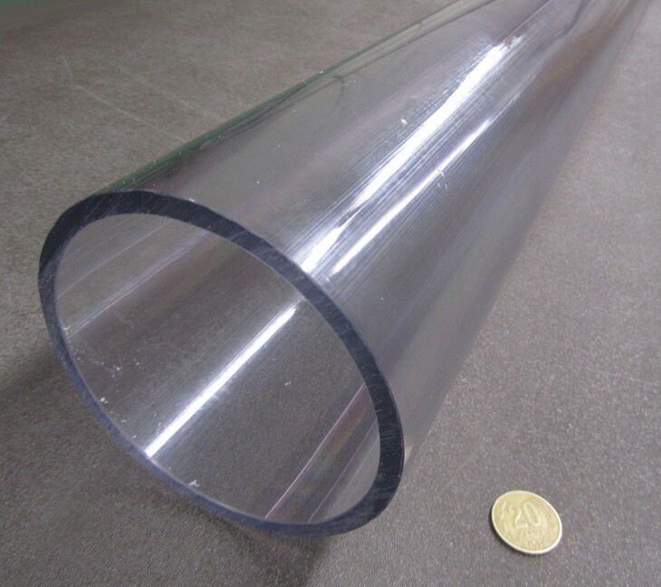 Kmac Polycarbonate Clear Tube / Tubing - 5.00" OD x 4.50" ID - Pick ...