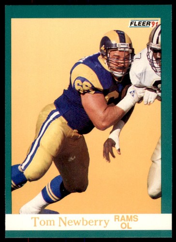1991 Fleer Tom Newberry . Los Angeles Rams #274 | eBay