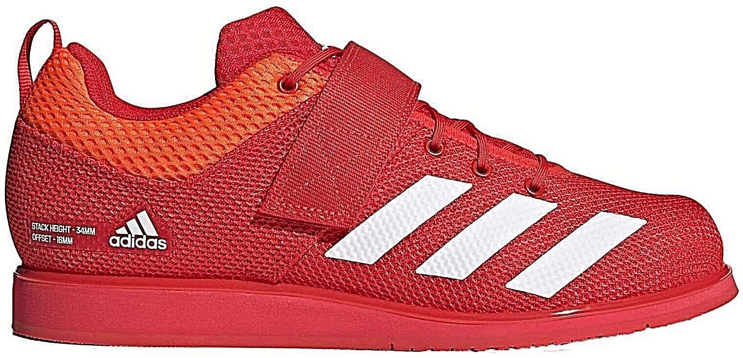 Size 10 - Adidas Powerlift 5 Vivid Red Impact Orange W for sale online ...