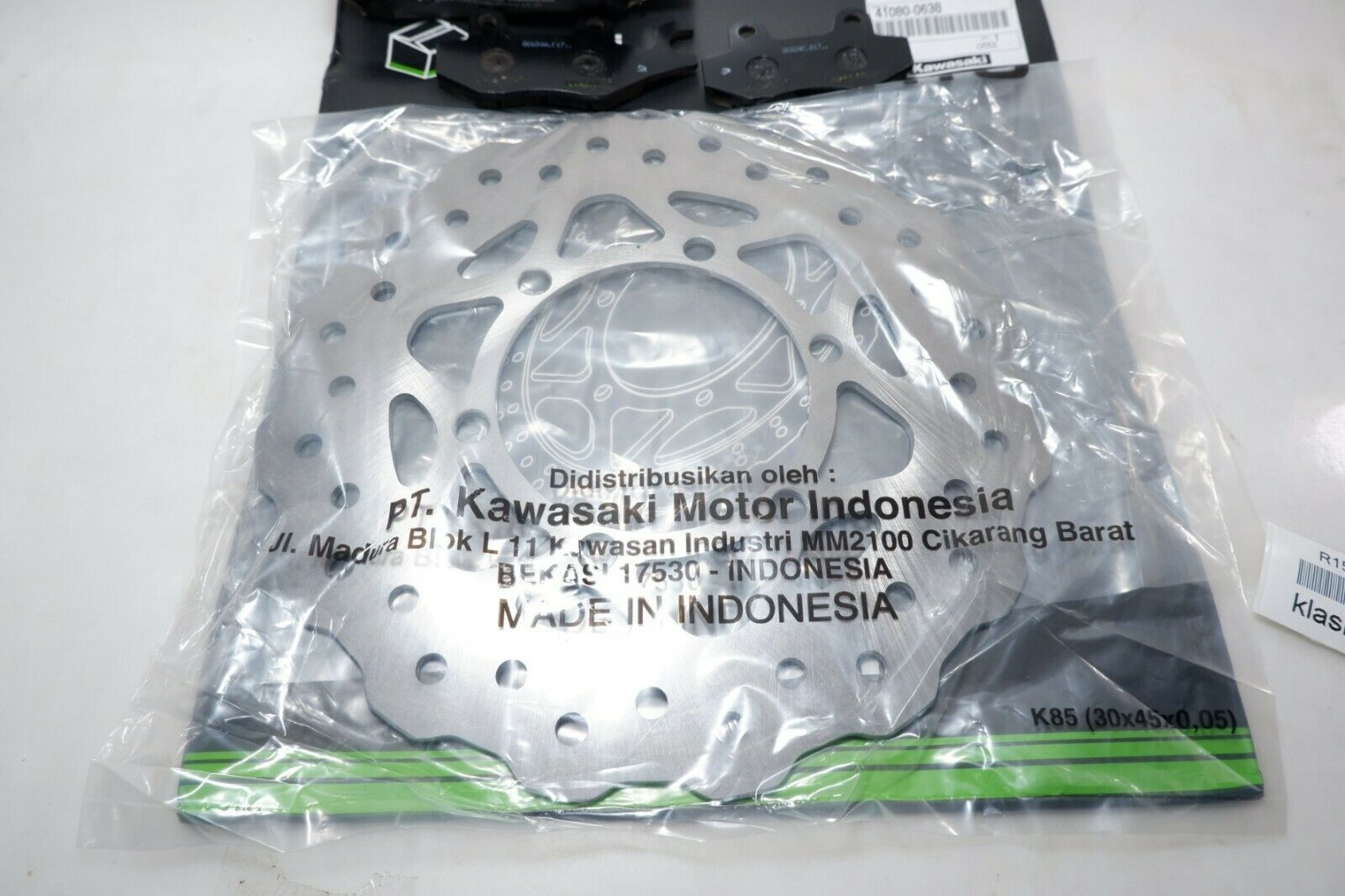 Kawasaki Klx 150 125 Klx150L klx150s Front Brake Disc Rotor + Brake Pad ...