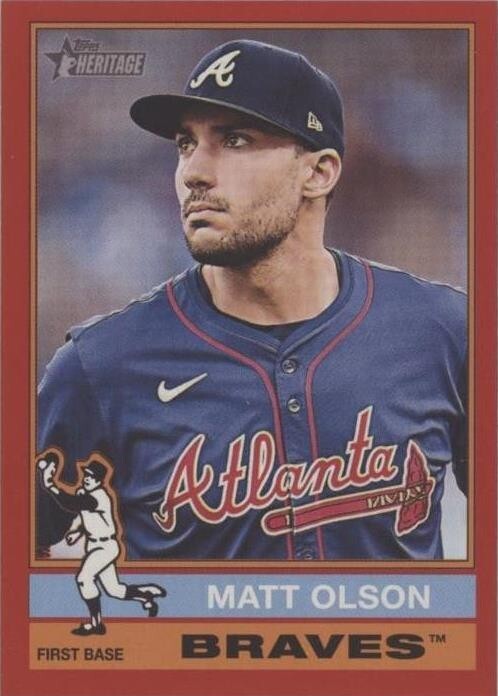 2025 Topps Heritage - Matt Olson #102 Red Border for sale online | eBay