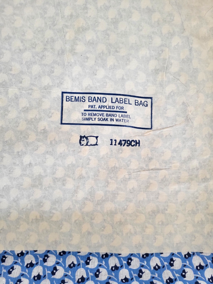 2 VINTAGE PRINTED FEED SACKS W/ORG. PAPER LABELS-NOS-ZILIAK CO ...