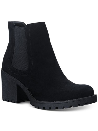 AMERICAN RAG Womens Black 1" Platform Morghan Toe Block Heel Booties 8 ...