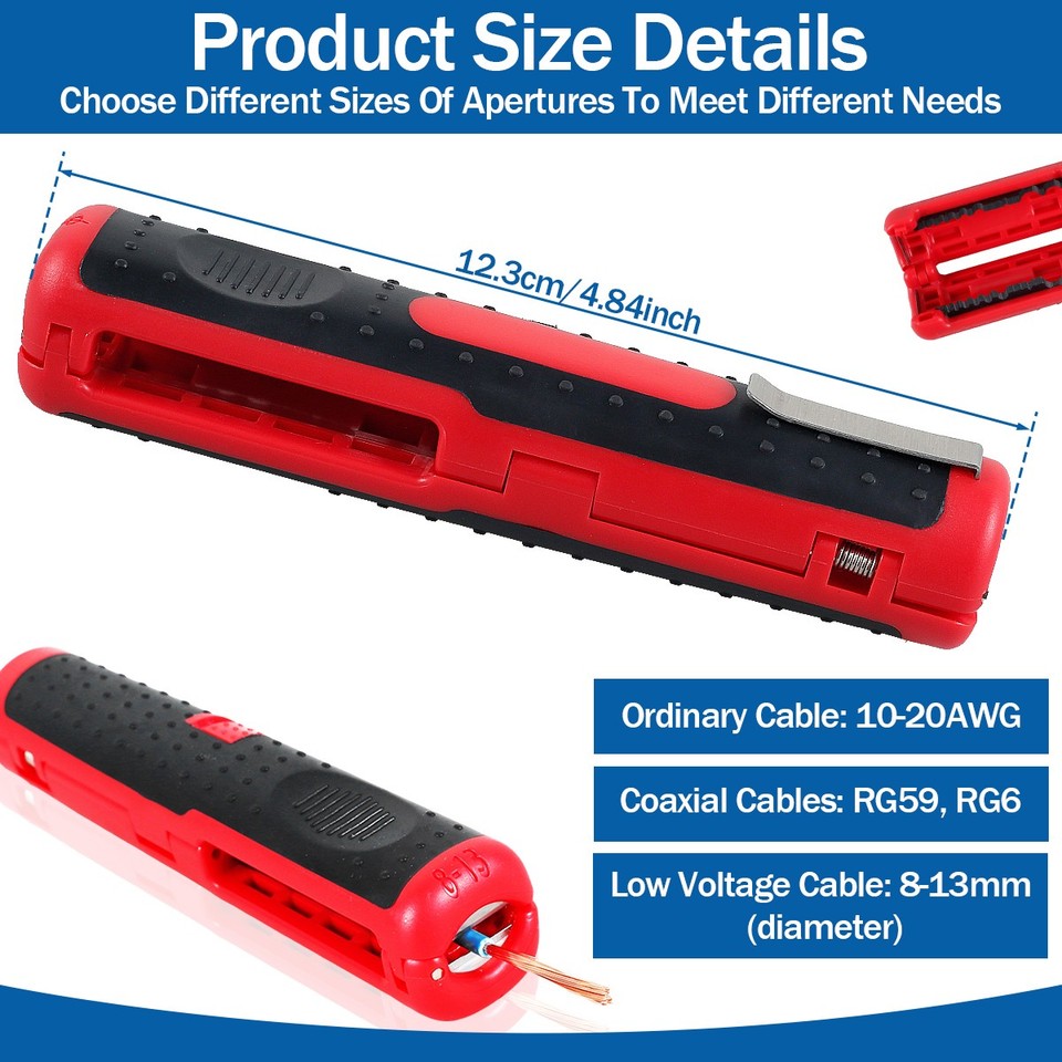 Wire Stripper Portable Wire Cutter Stripping Tool Handheld Cable ...