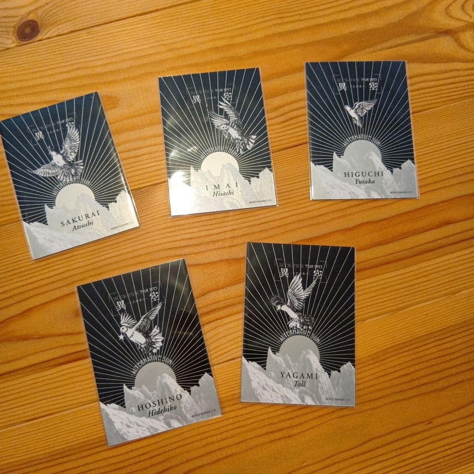 BUCK-TICK Different Space Trading Card Set of 5 | eBay Australia