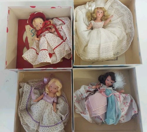 Lot Of 4 Nancy Ann Storybook Dolls In Boxes. Marjorie, Rosanie, Fairy Girl,... | eBay