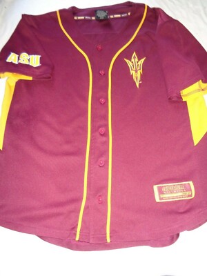 Colosseum Athletics Arizona State Sun Devils ASU Baseball Shirt Jersey ...