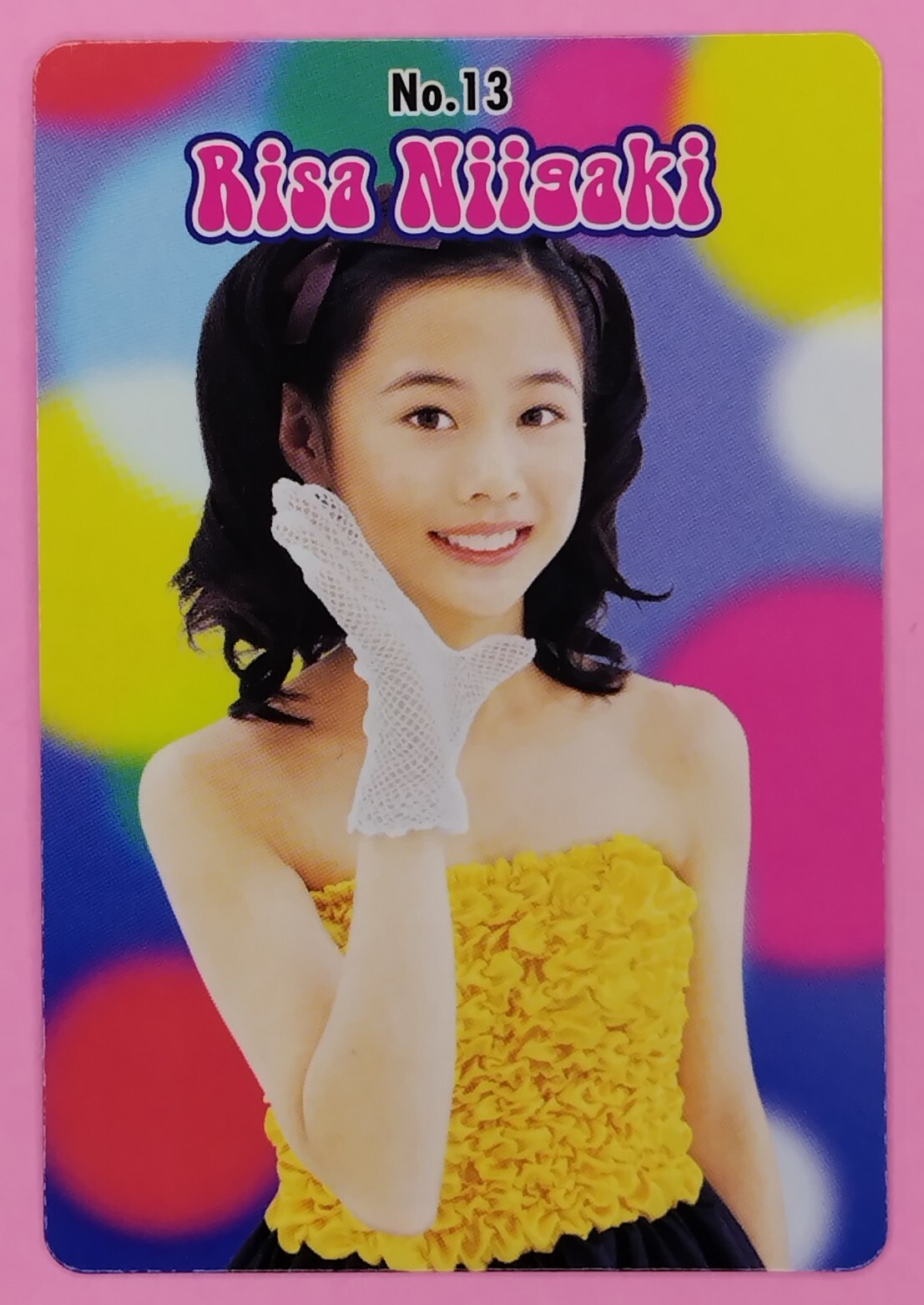 Risa Niigaki Morning Musume. TCG Japanese Idol COLLECTION CARD 2001 Amada No.13 | eBay