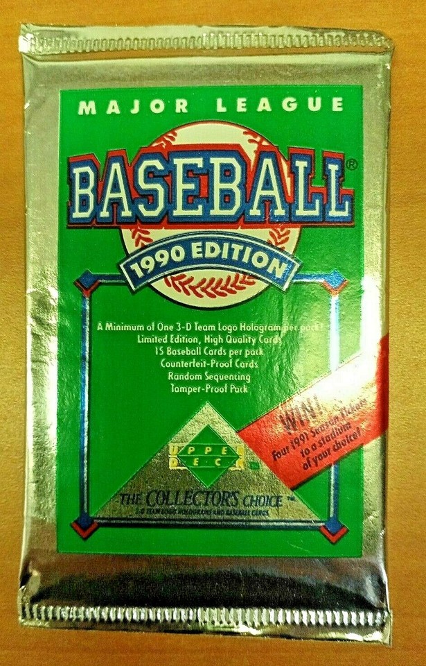 Unopened Baseball Card Packs-Topps/Fleer/Donruss/Score/Upper Deck ...
