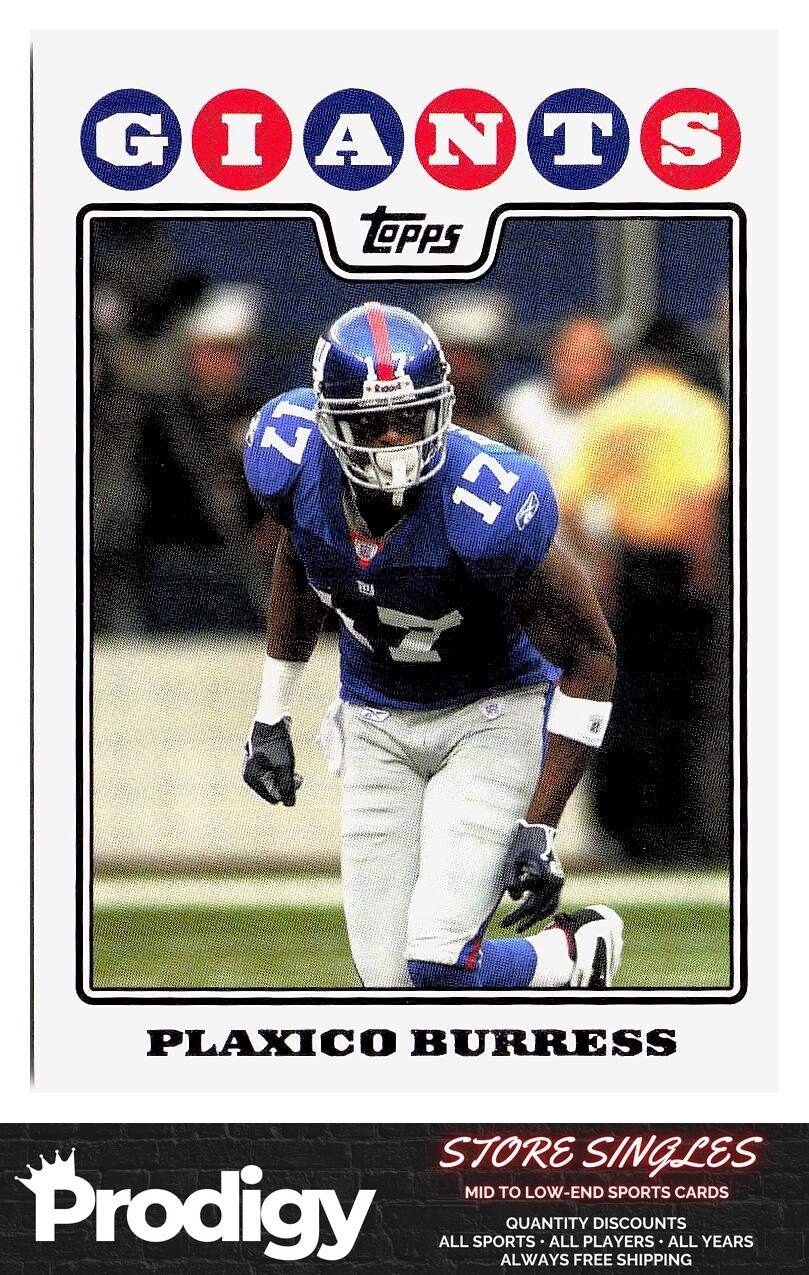 Plaxico Burress 2008 Topps Football #127 New York Giants | eBay