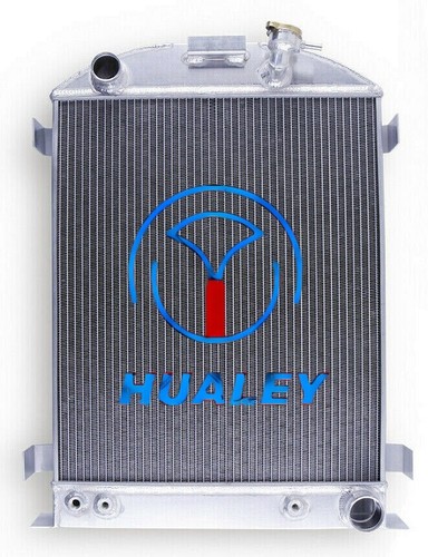 3-Row Aluminum Radiator for 32 Ford Hi-Boy Street Rod w/Chevy SBC ...