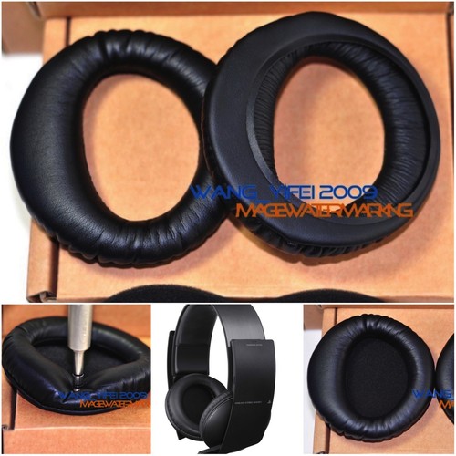 Genuine Leather Cushion Ear Pad For Sony CECHYA 0080 PS3 PS4 Gaming ...