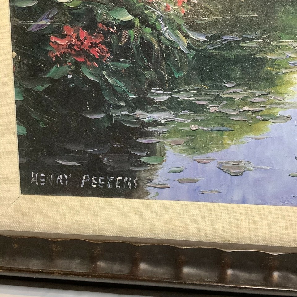 Henry Peeters Painting Litchfield Arbor Framed Artwork Wall Hanging ...