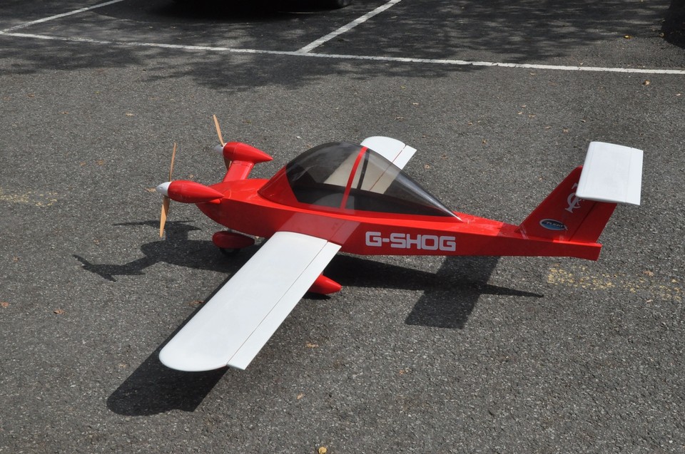 CRI-CRI 70 "/ 1778mm 6CH Radio Control ARF Red Electric Scale RC Plane ...