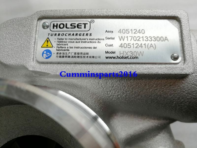 NEW HOLSET HX30W 4051240 4051241 4046899 CUMMINS 4BT 3.9L 92KW ...