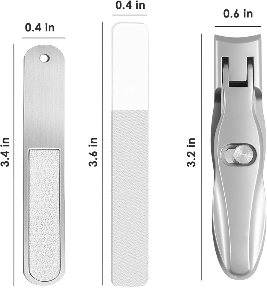 German Nail Clippers for Men Women Thick Nails, Large Wide Jaw Opening ...