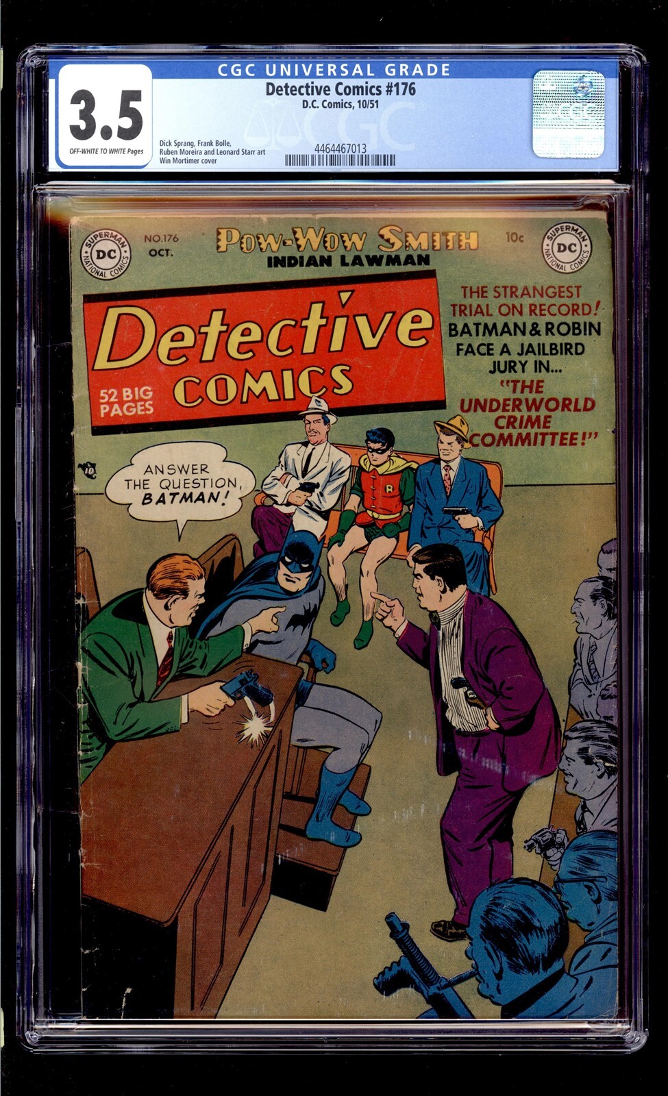 Detective Comics #176 1951 CGC 3.5 VG- OW/W High Definition Scans** | eBay