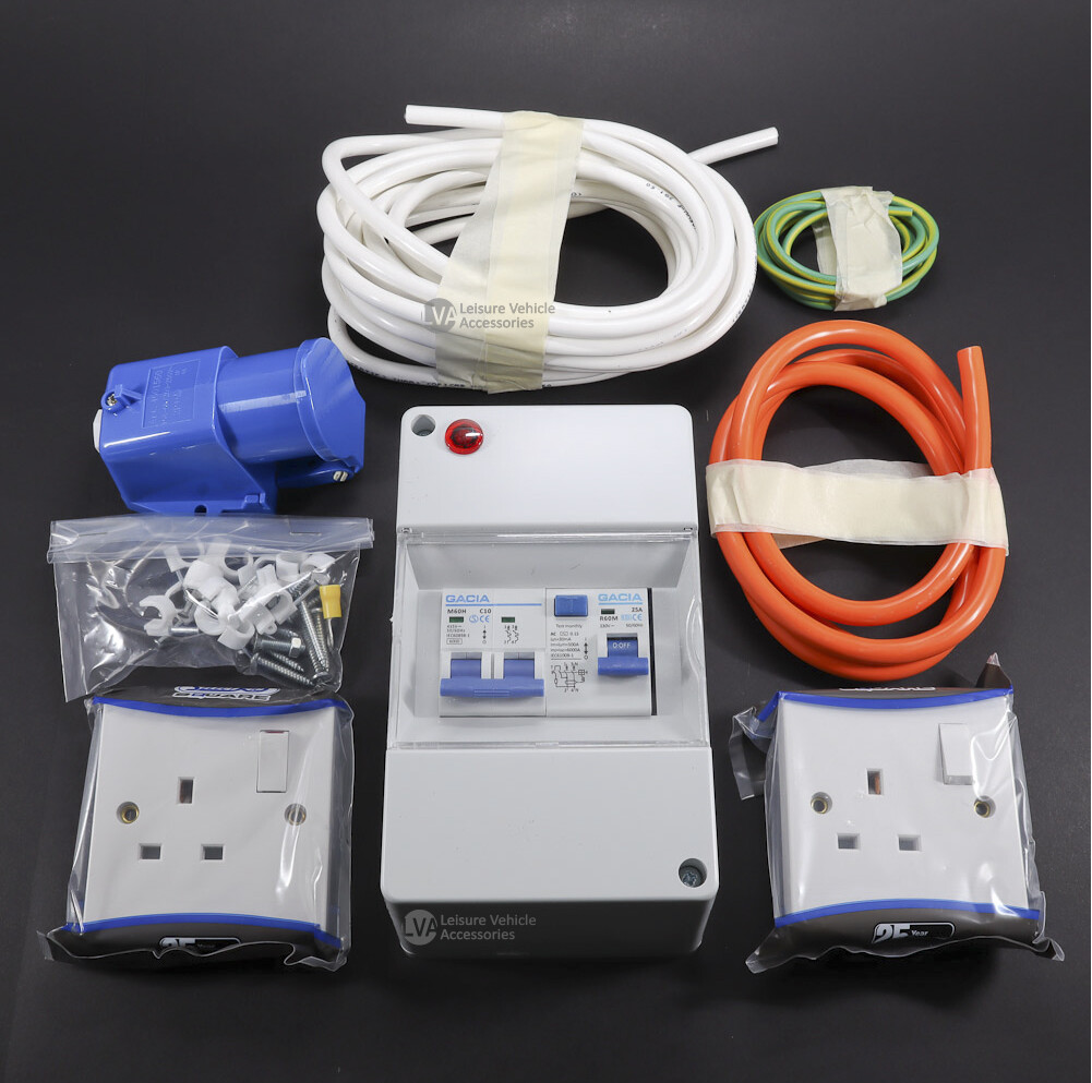 Mains 240v Electric Installation Kit Fuse Box Hookup Motorhome ...