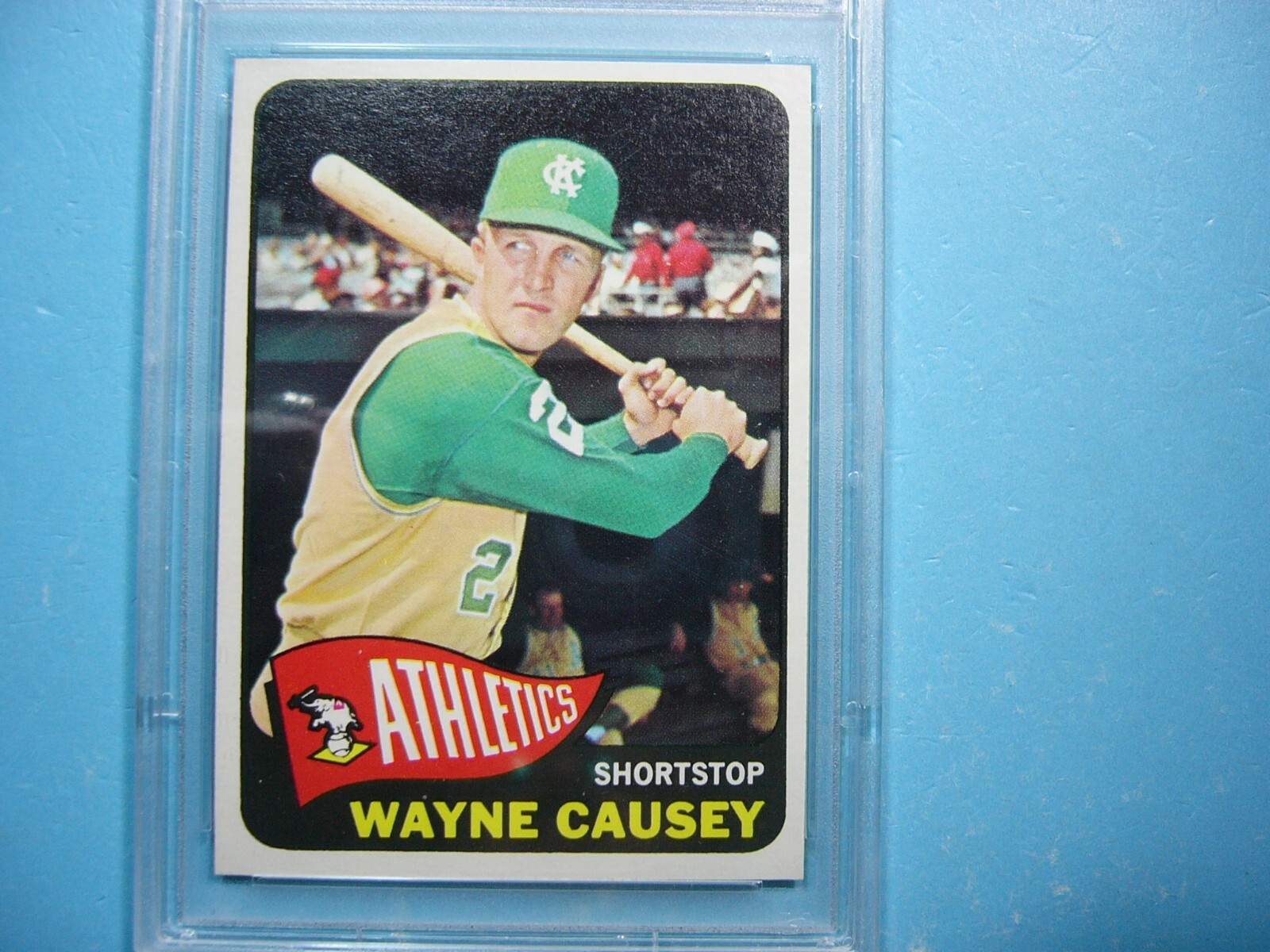 1965 TOPPS MLB BASEBALL CARD #425 WAYNE CAUSEY PSA 8 NM/MINT SHARP+ '65 ...