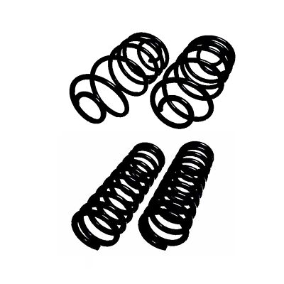 Lesjofors Front Standard and Rear Cargo Coil Springs Kit for Chevrolet ...