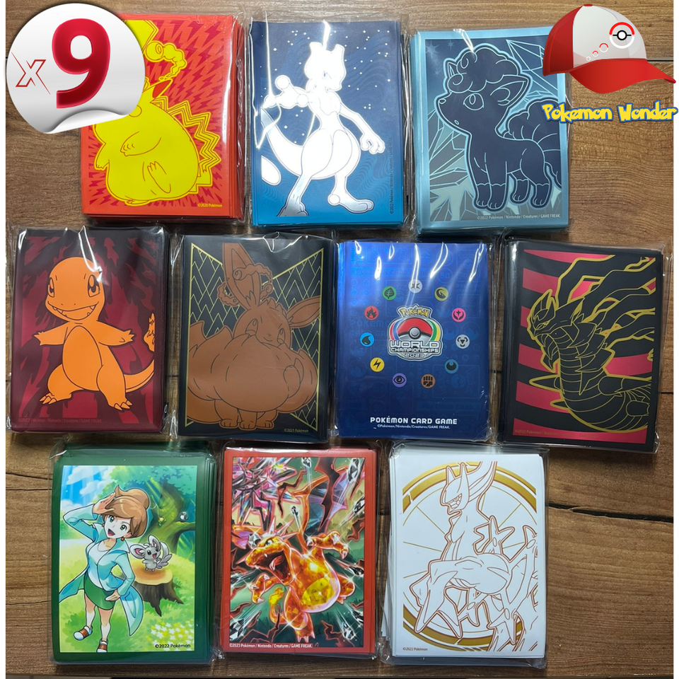Pokemon Official TCG Sleeves (65ct) - Lot of 9x - Factory Sealed | eBay