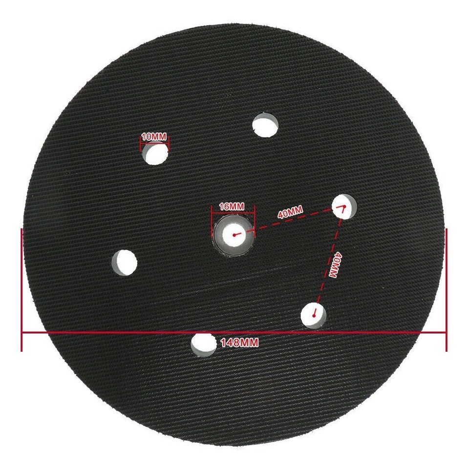 Tampon de support noir polissage SX SXE TurboTec 425 450 6 trous haute ...