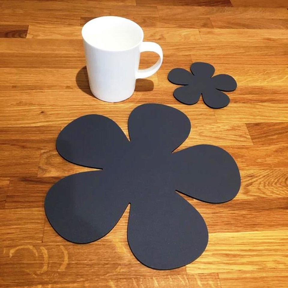 Daisy Placemat and Coaster Set - Matt | eBay