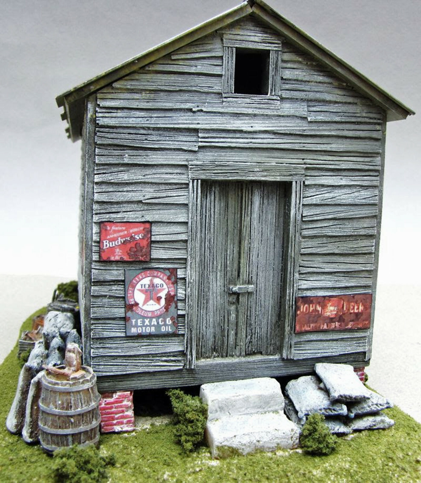 THOMAS YORKE FRAMED WAREHOUSE O On30 Model Railroad Structure Unptd Kit ...