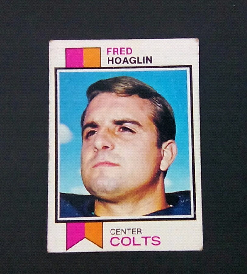 Football cards Fred Hoaglin Colts No 259 Topps cards T.C.G inc 1973 | eBay