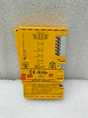 BECKHOFF EL6900 TWINSAFE LOGIC SAFETY MODULE 34140504 | eBay