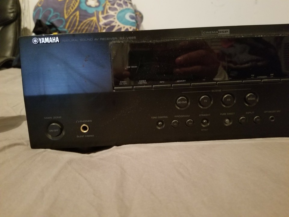 Yamaha AV Receiver Amplifier Tuner Stereo Surround RX-V665 Audio ...