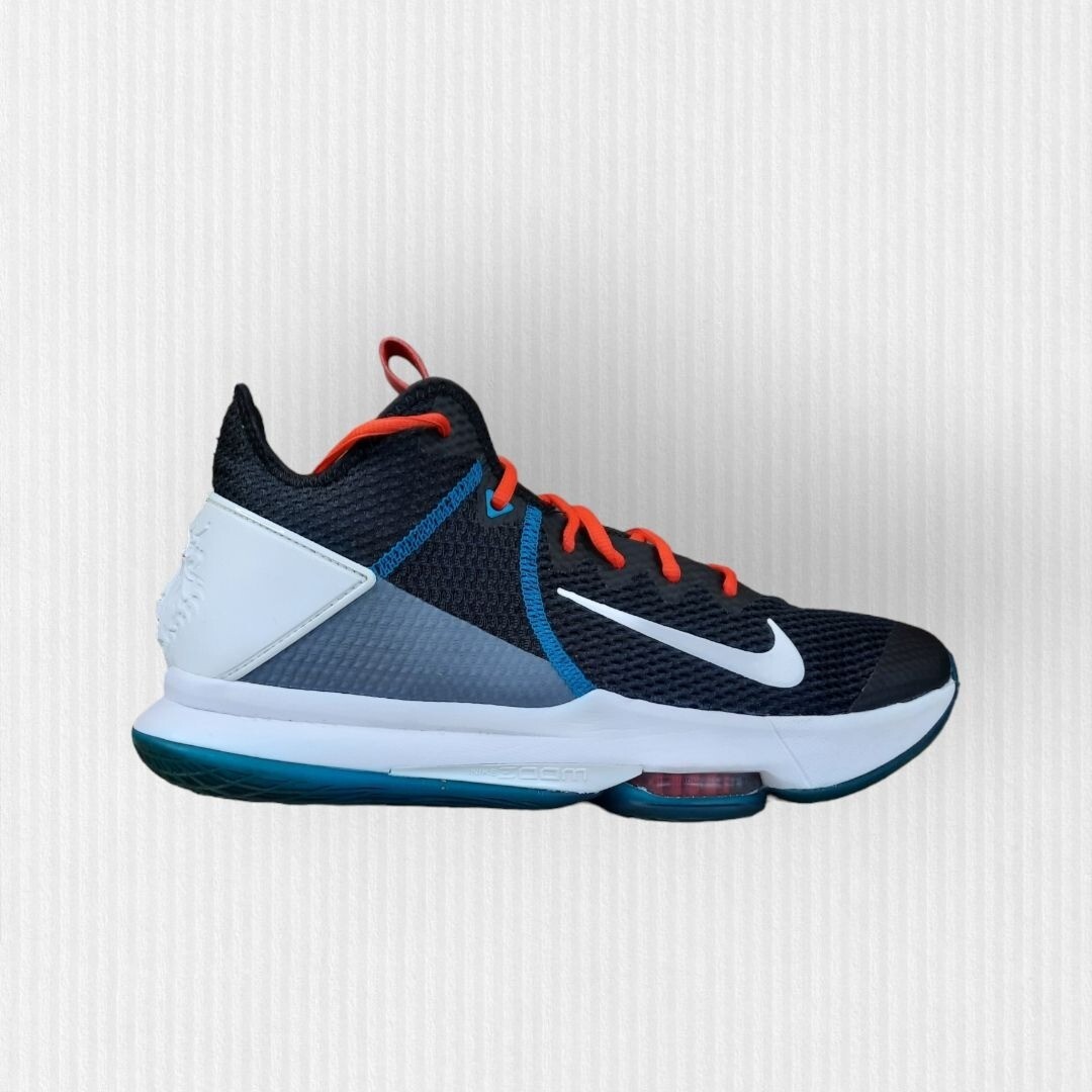 Nike Men's LeBron Witness 4 'Black Red Glass Blue' Si… - Gem