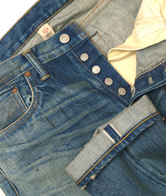 POLO RALPH LAUREN DOUBLE RL RRL LOW STRAIGHT MIDLAND SELVEDGE DENIM ...