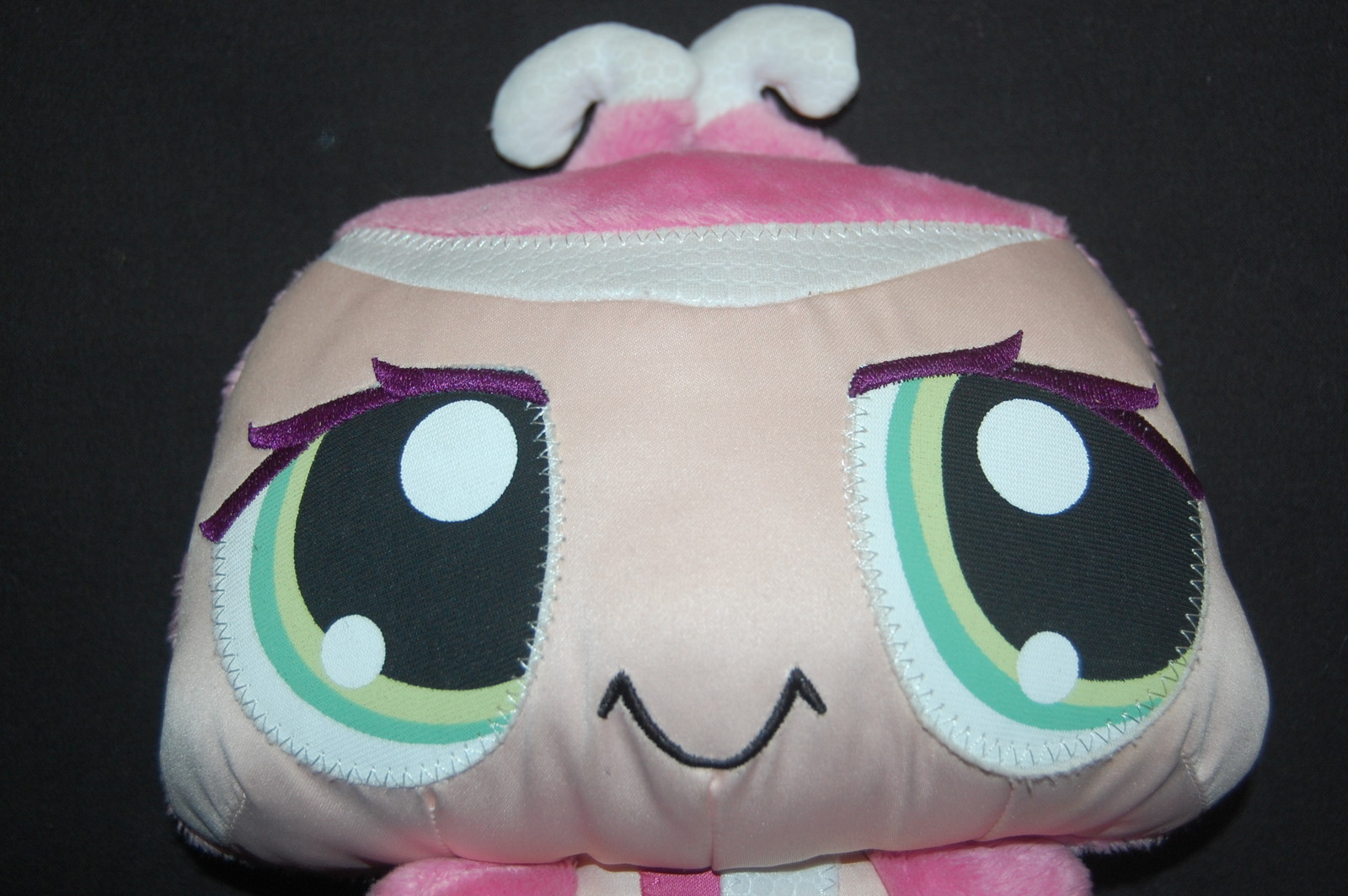 Littlest Pet Shop Lady Bug Pink Green Wacky Eyes Legs LPS Plush 7" Toy ...