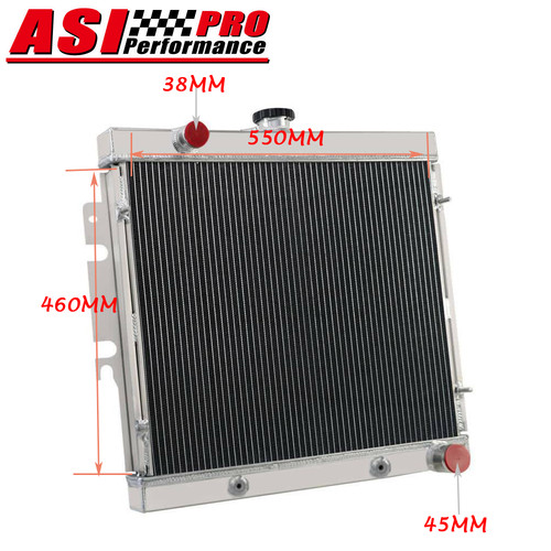 3-Rows Alloy Aluminum Radiator Fit Cl-Cm Chrysler Valiant Manual Hi ...