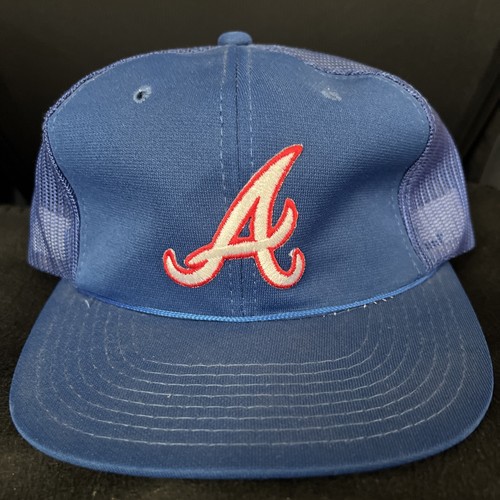 Atlanta Braves Sports Specialties Vintage Snapback Trucker Hat Mesh ...