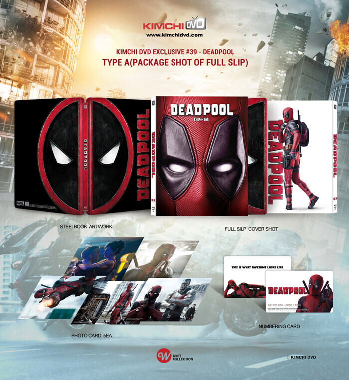 Deadpool BLU-RAY Steelbook Limited Edition - Full Slip / kimchiDVD | eBay