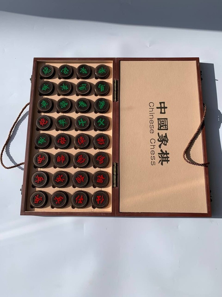 Large Chinese Chess Board Xiangqi Set, Game Board, Asian Chinese Chess ...