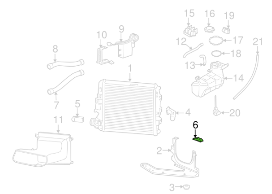 Porsche 997 Holder Cooling Fan 99710645500 for sale online | eBay