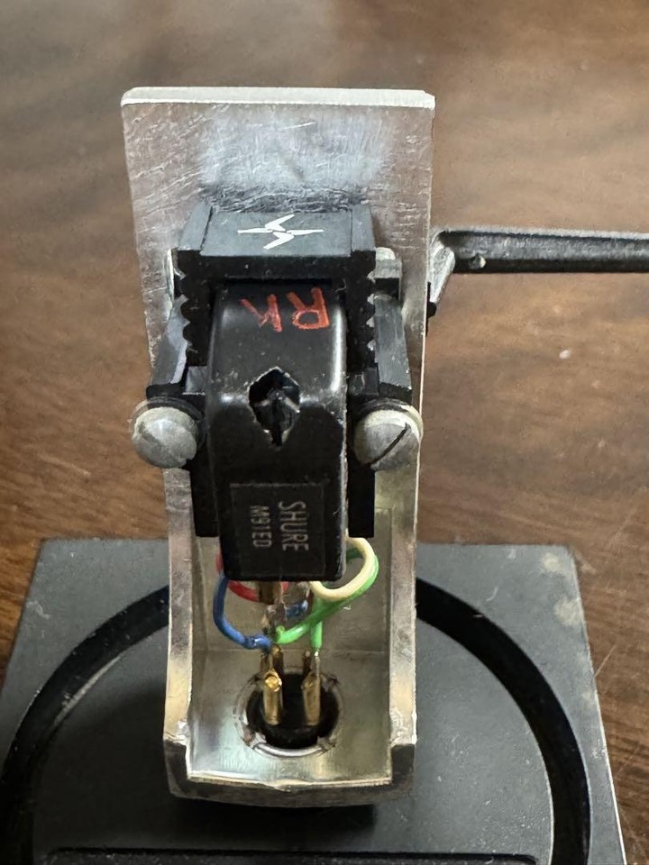 Shure M91ED MM Phono Cartridge N91ED Stylus Seagull Logo Used Working ...