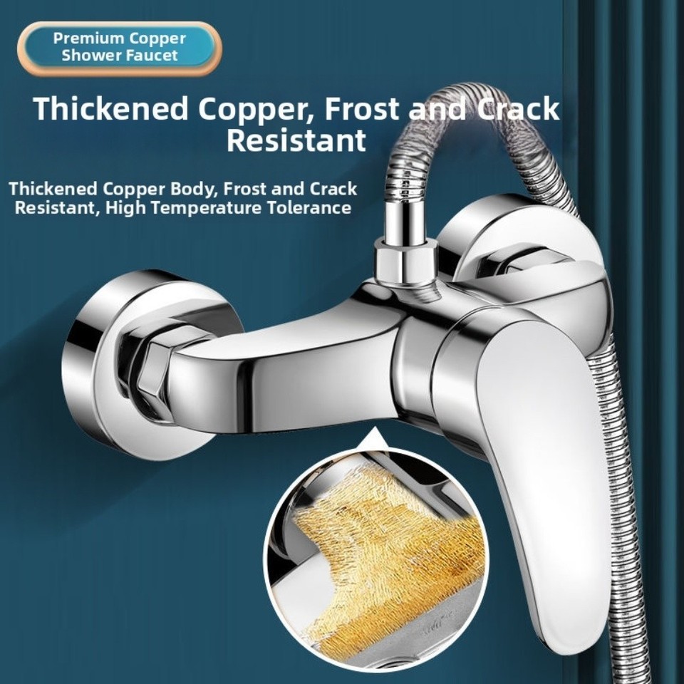 Dual Hole For Shower Mixer Valve for Hot and Cold Water with G12 Thread ...