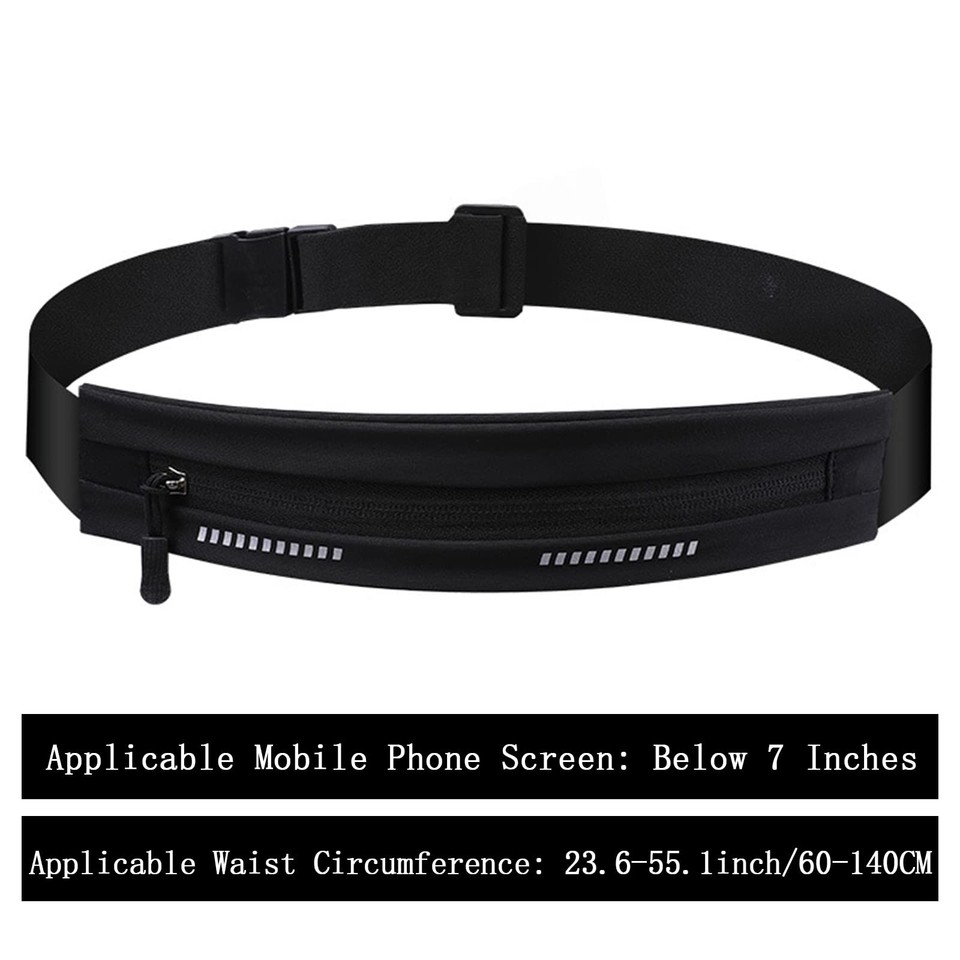 Slim Running Belt Fanny Pack, Exercise Waist Pack for Women and Men ...