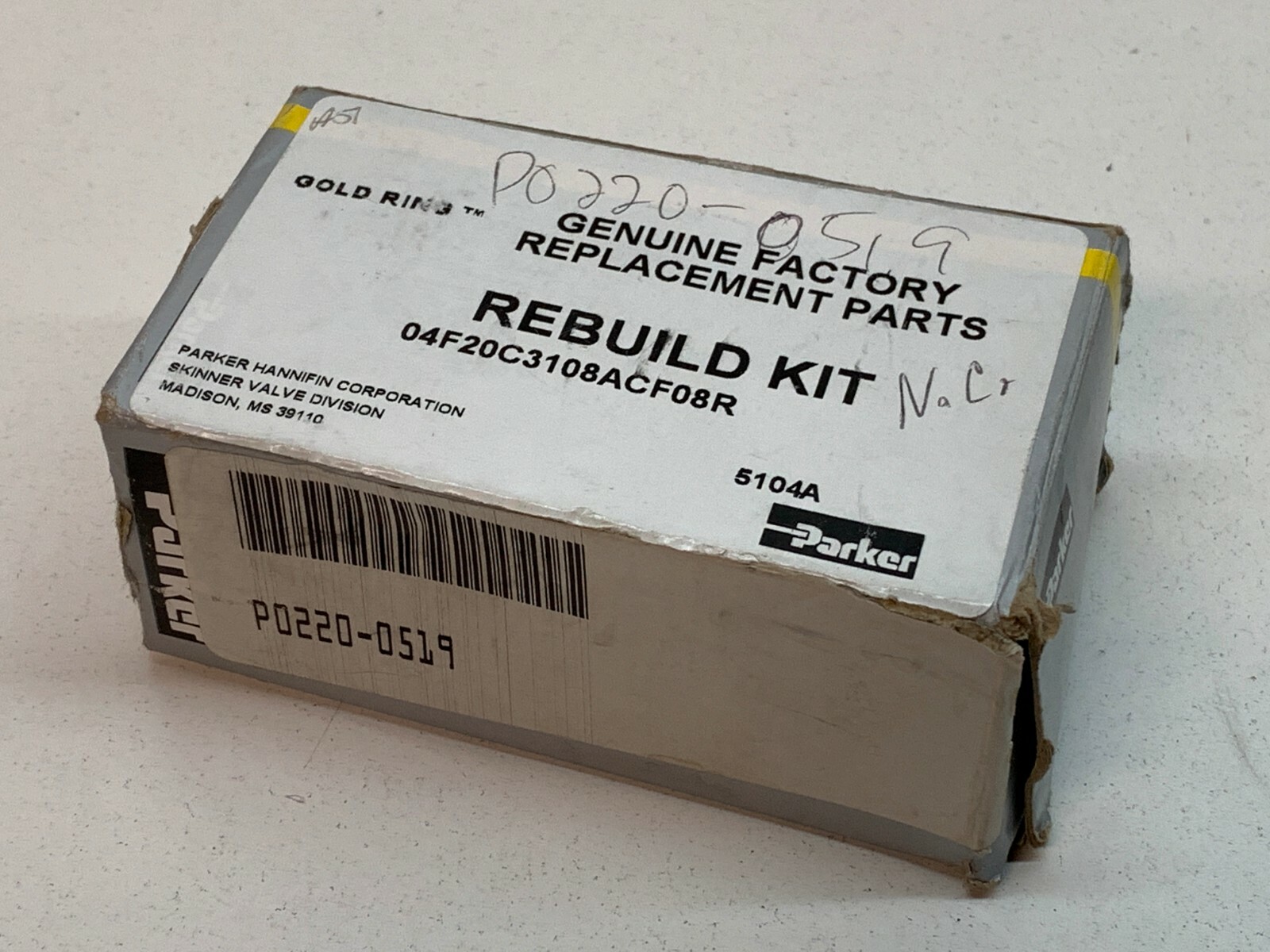 Parker Gold Ring 04F20C3108ACF08R Rebuild Kit Genuine Factory ...