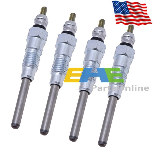 4x Short Glow Plugs 19077-65512 19077-65511 19077-65513 fits Kubota ...